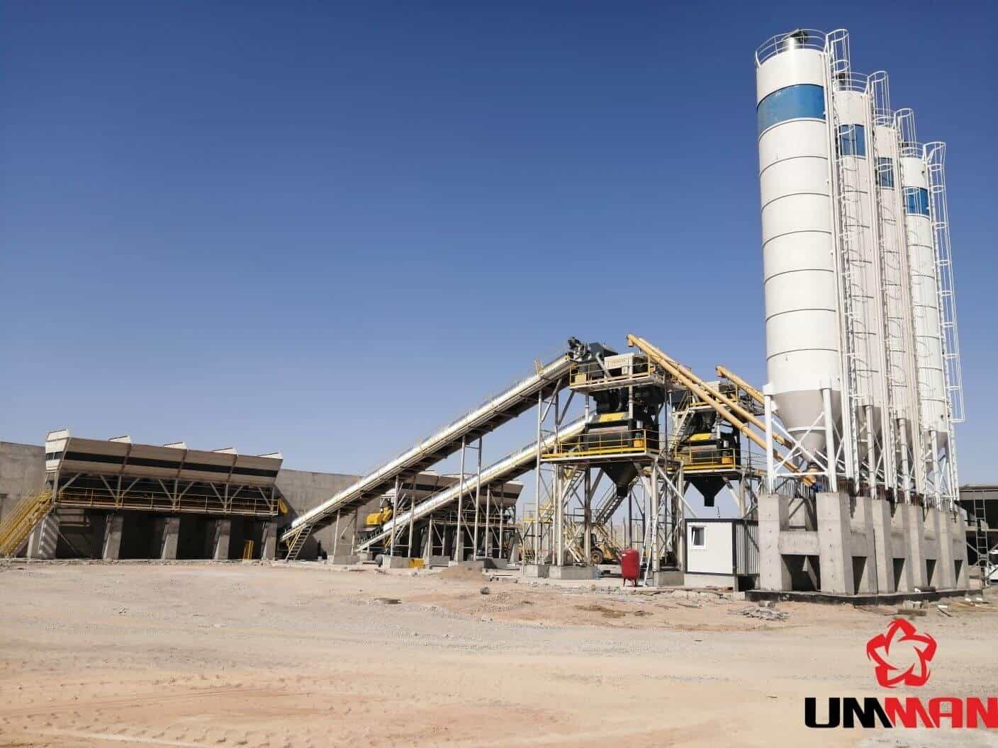 Stationary Concrete Batching Plants » UmmanMak Machine